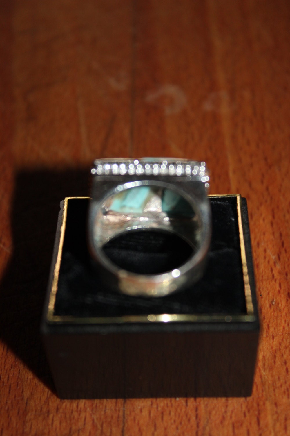 Large Sterling Mexican 925 Ring Native Heavy 9.4 grams Size 8 Unisex ...