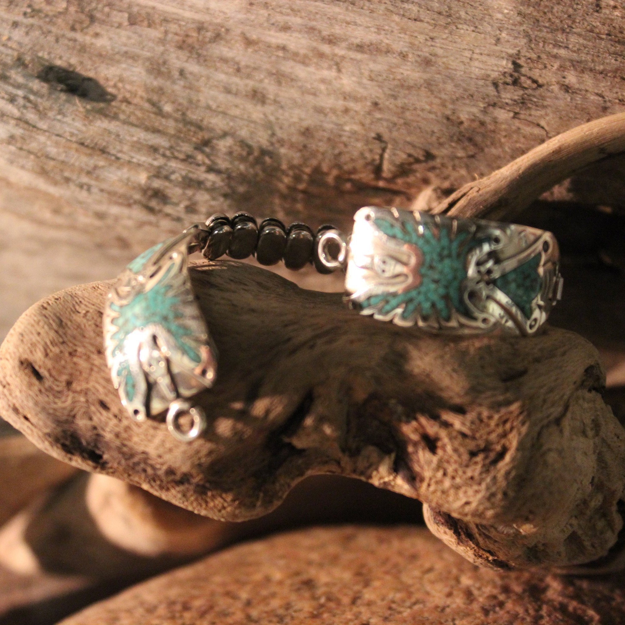 Native American Watch Tips Navajo Vintage Sterling Silver Peyote Bird ...