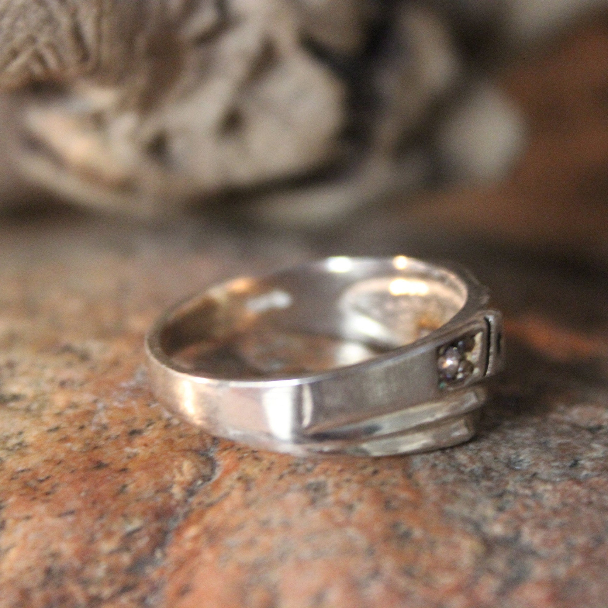 Mens Ring Vintage Mens Silver Rings Vintage DAD Ring Size 10.5 Sterling ...