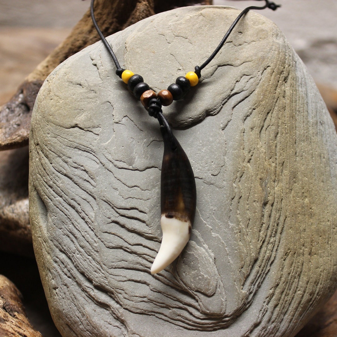 Large Wolf Tooth Necklace Wolf Teeth Necklace Wolf Necklace - Etsy