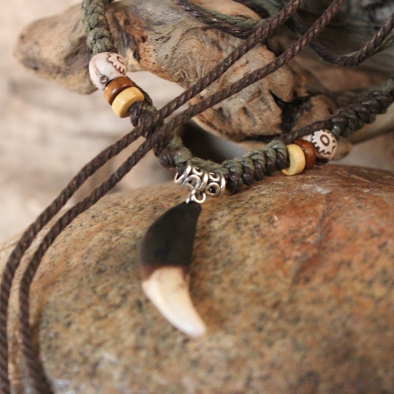 Large Wolf Tooth Necklace Wolf Teeth Necklace Wolf Necklace | Etsy