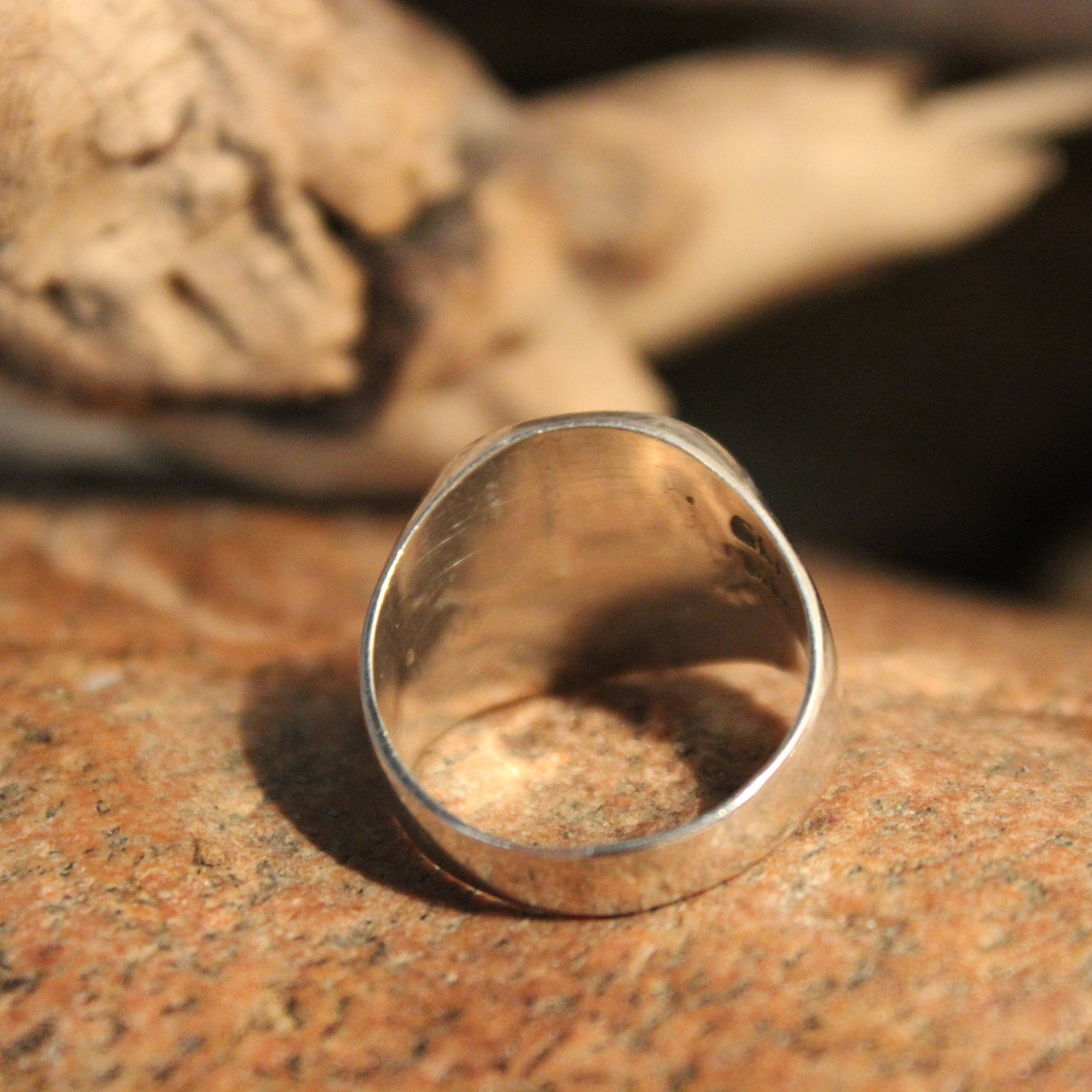 Mens Sterling Silver Sun Ring Mexican Silver Sun Ring 8.3 Grams Size 8. ...