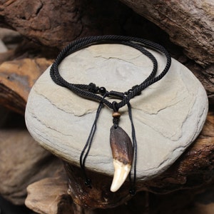 Large Wolf Tooth Necklace Wolf Teeth Necklace Wolf Necklace Wolf Tooth ...