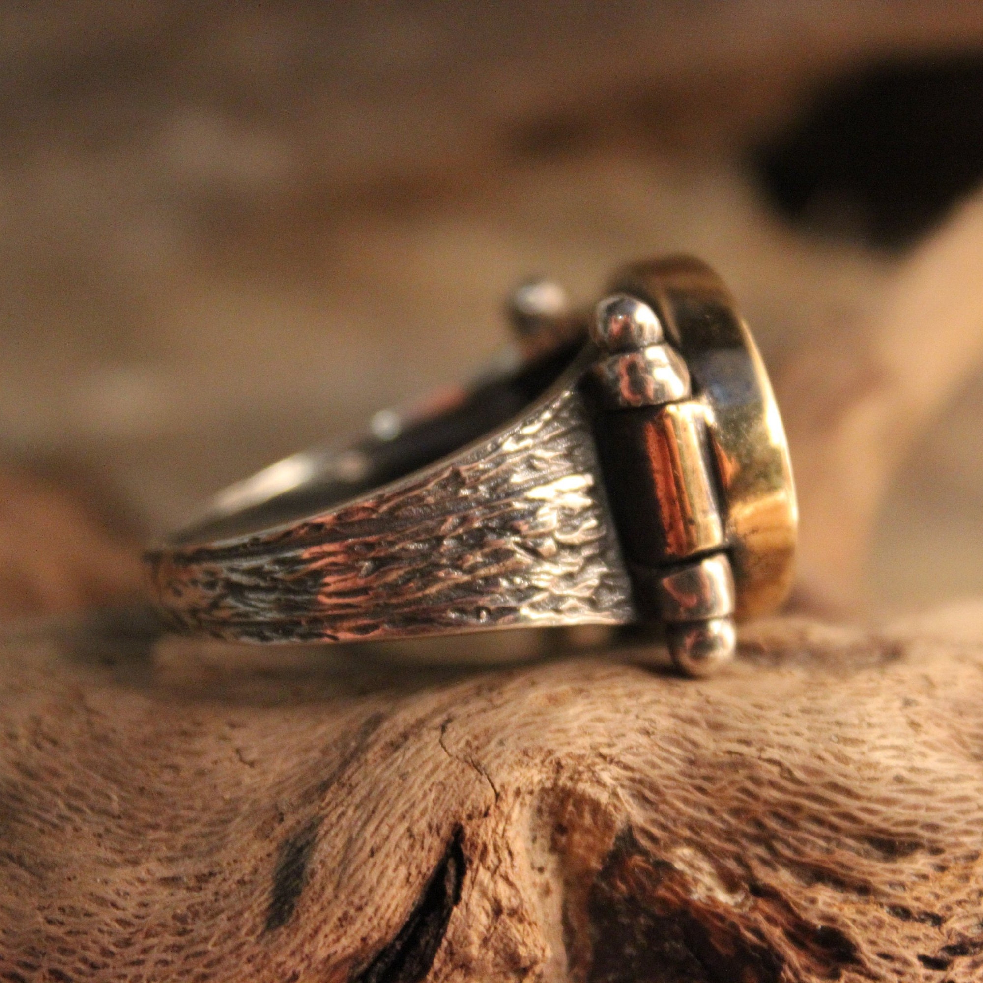 Medieval Roman Style Vintage Mens Ring Sterling Silver Vintage Ring 14. ...