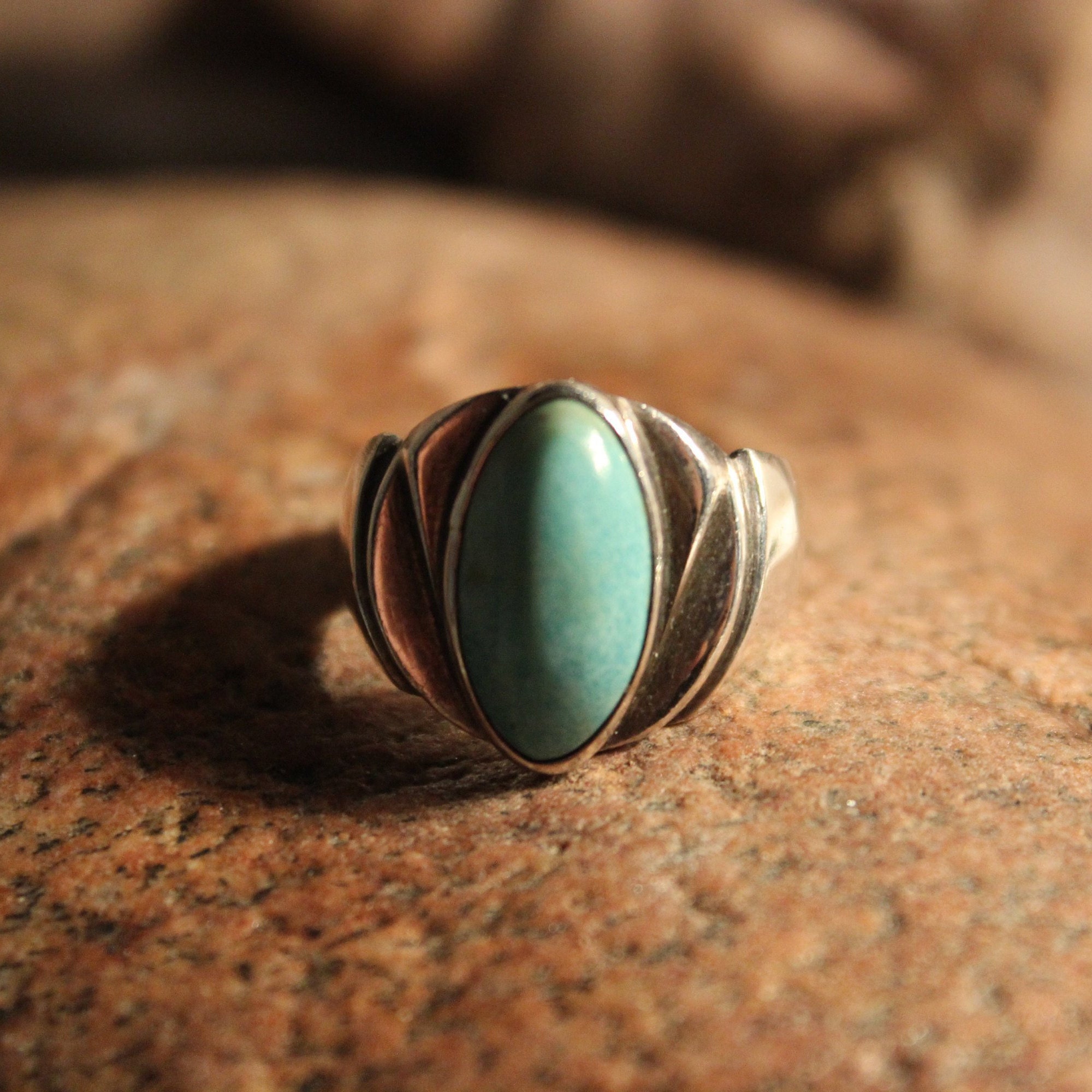Vintage Mens Ring Sterling Silver Larmier Ring Large Mens Ring Size 8 ...
