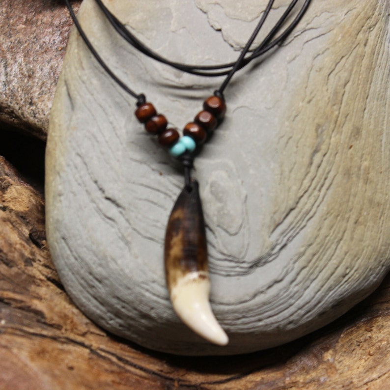 Large Wolf Tooth Necklace Wolf Teeth Necklace Wolf Necklace - Etsy