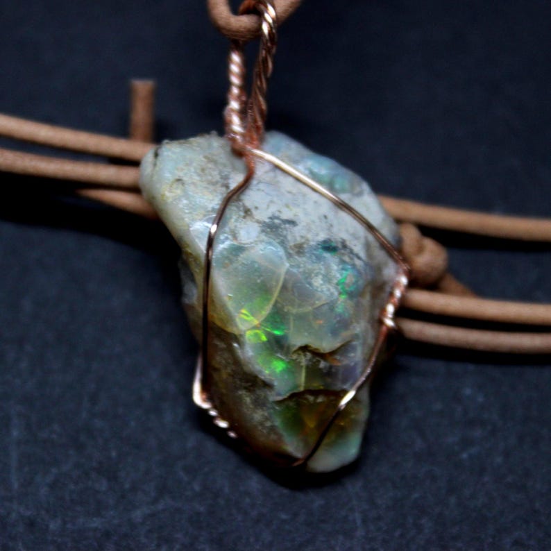 Large Natural Ethiopian Welo Fire Opal 17ct Welo Ethiopia Untreated ...