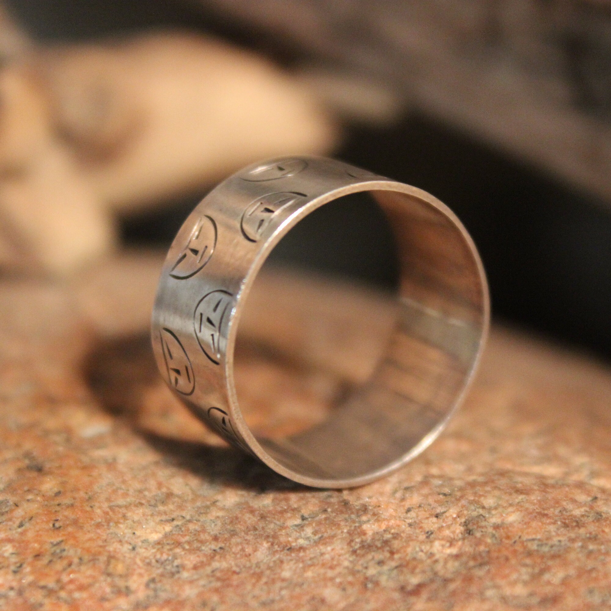 Sterling Silver Friendship Ring Wedding Band 4 Grams Size 9.5 Vintage ...