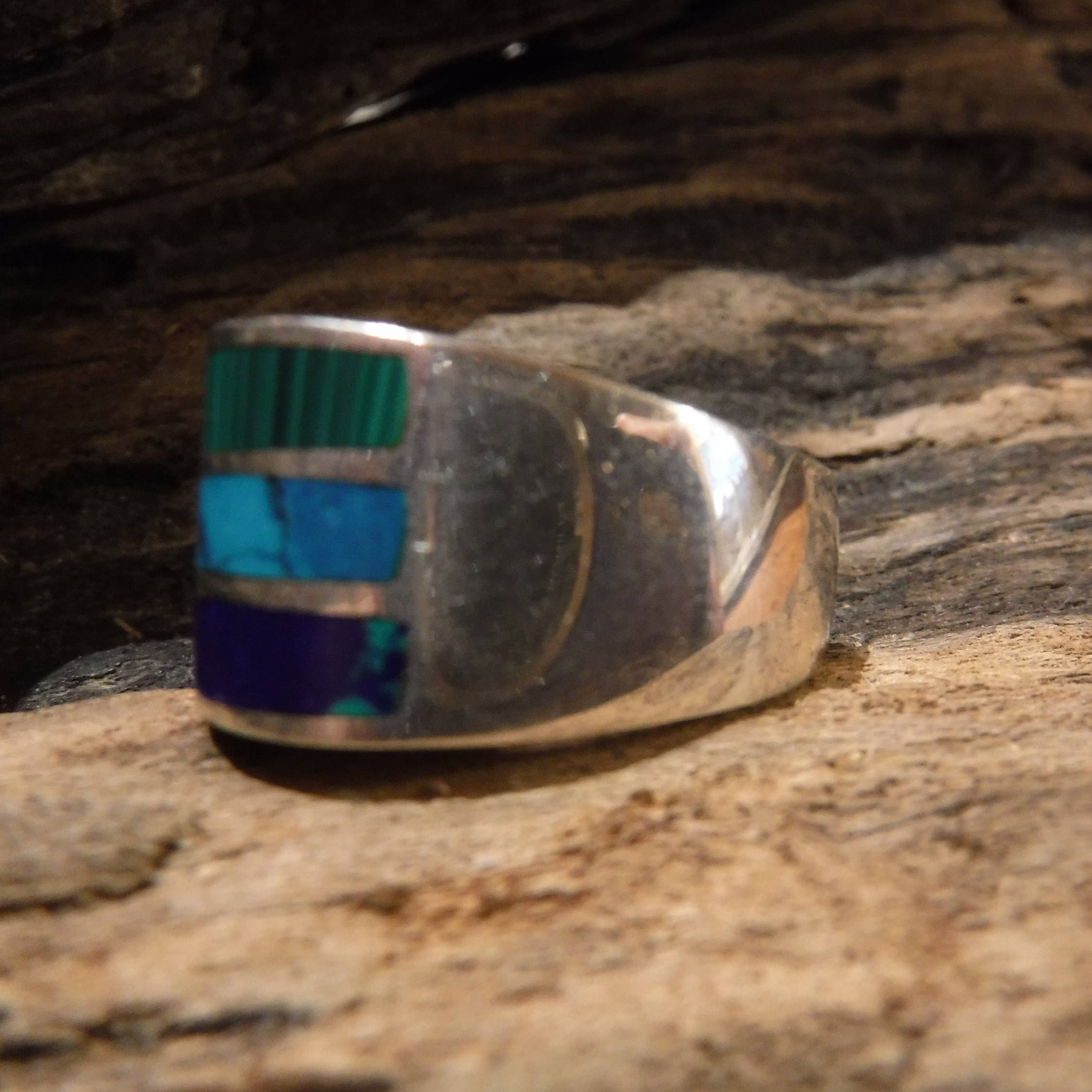 Mens Large Sterling Mexican 925 Ring Native Heavy 13.9 grams Size 8 ...