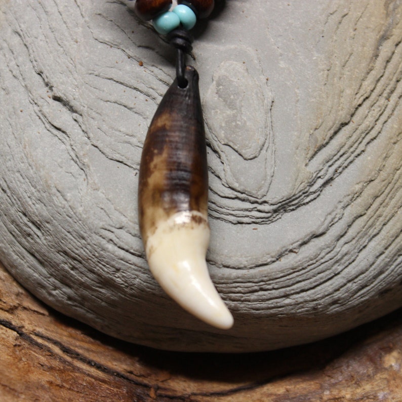 Large Wolf Tooth Necklace Wolf Teeth Necklace Wolf Necklace - Etsy