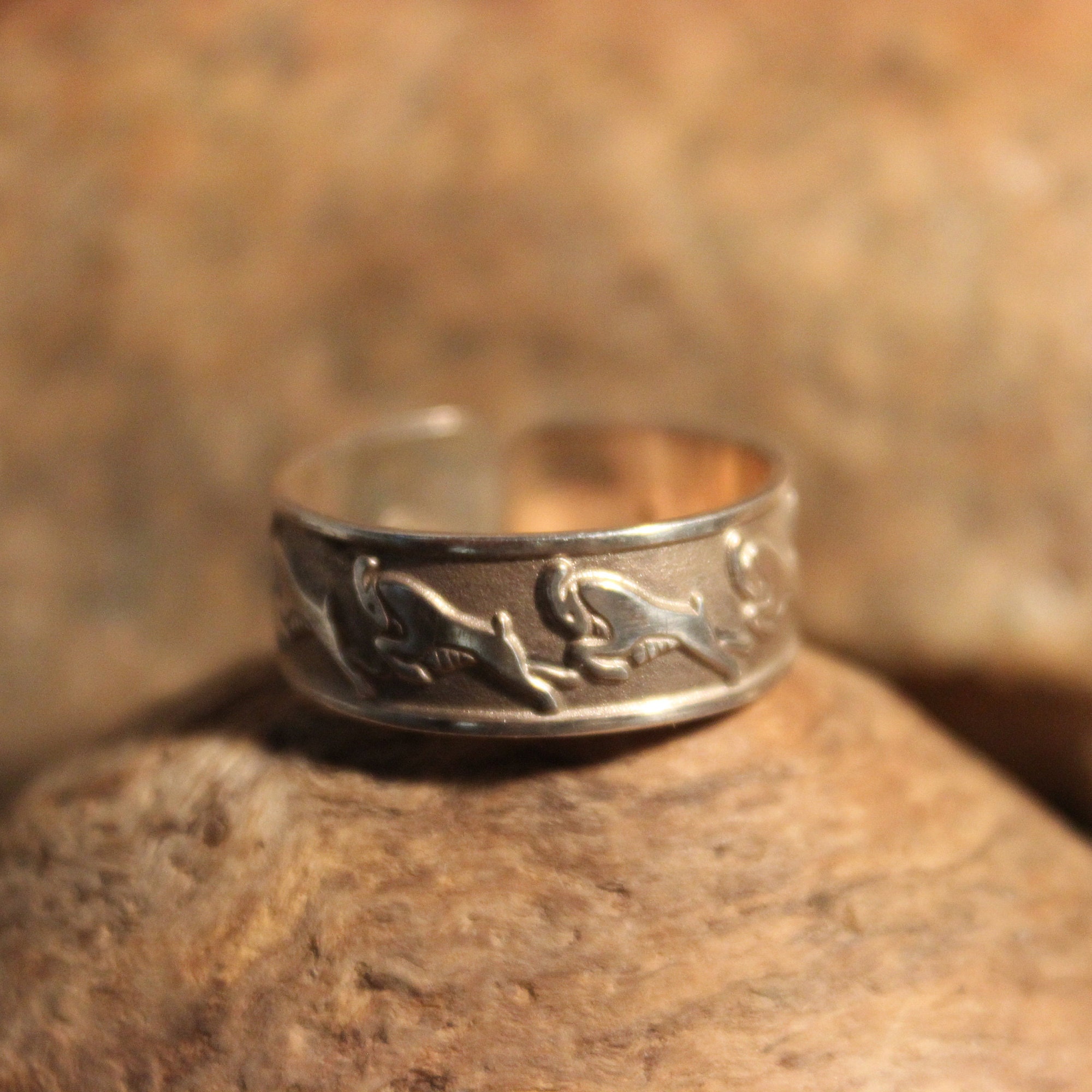 Mens Ring Horoscope Silver Band Ring Silver Friendship Silver Ring 3.6 ...