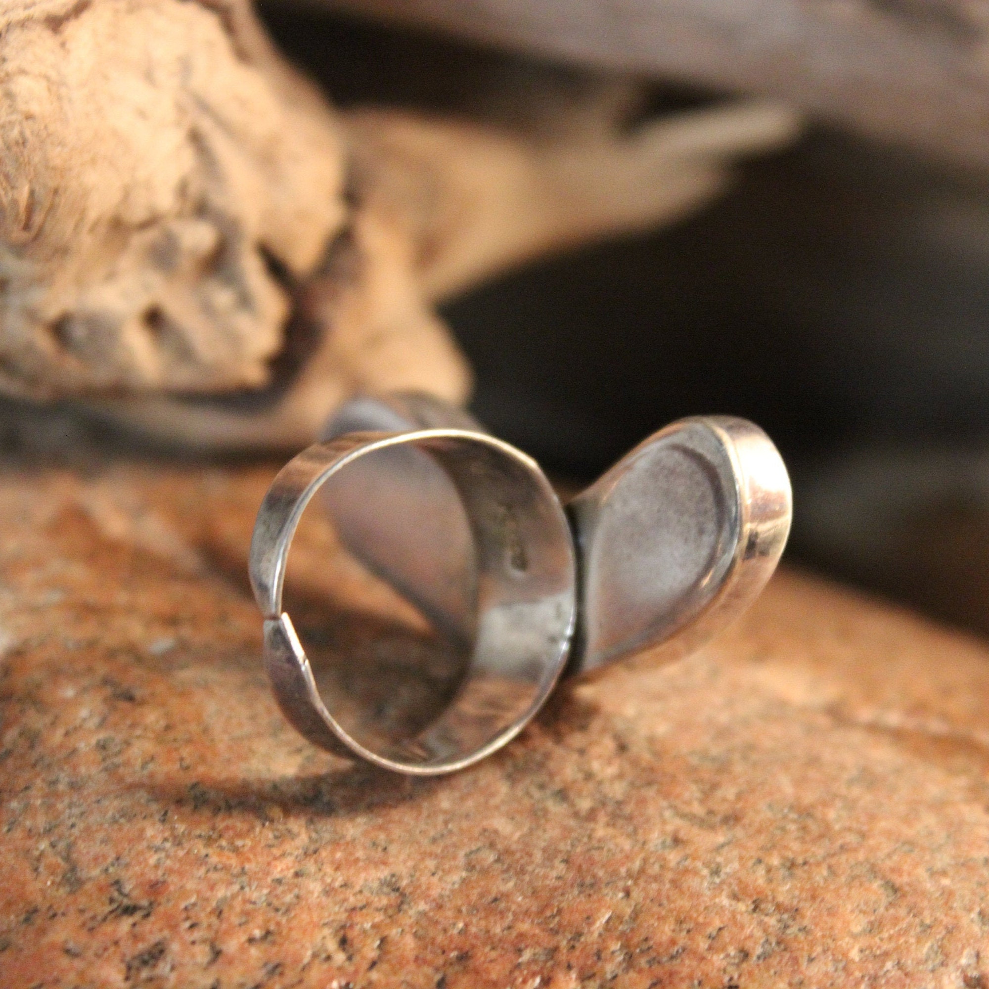 Sterling Mexico Large Turquoise Vintage Ring 8.7 Grams Size 8 ...