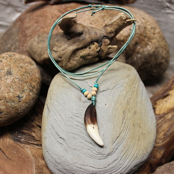 Large Wolf Tooth Necklace Wolf Teeth Necklace Wolf Necklace | Etsy