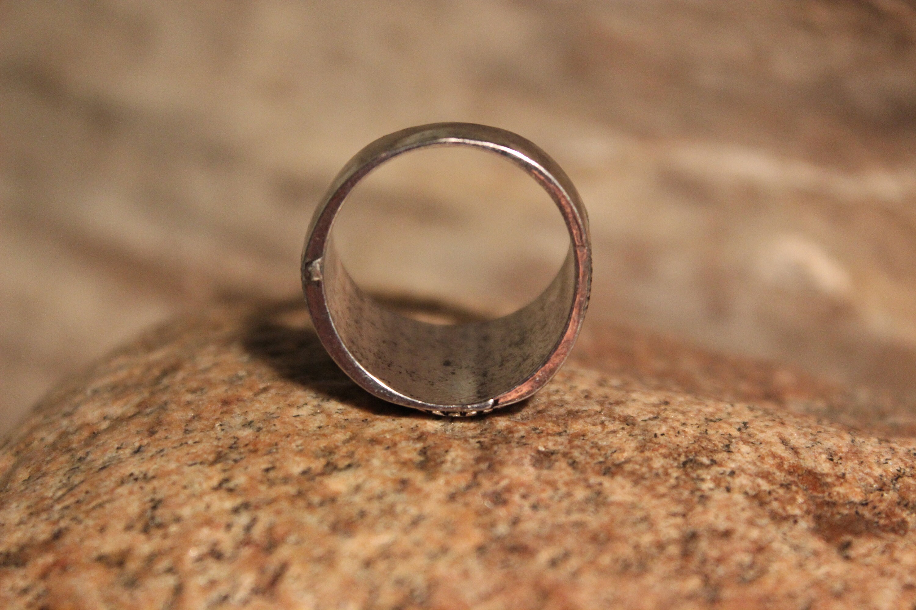 Large Mens Silver Valknut Viking Signet Ring Size 9.5 Oden Viking Ring ...