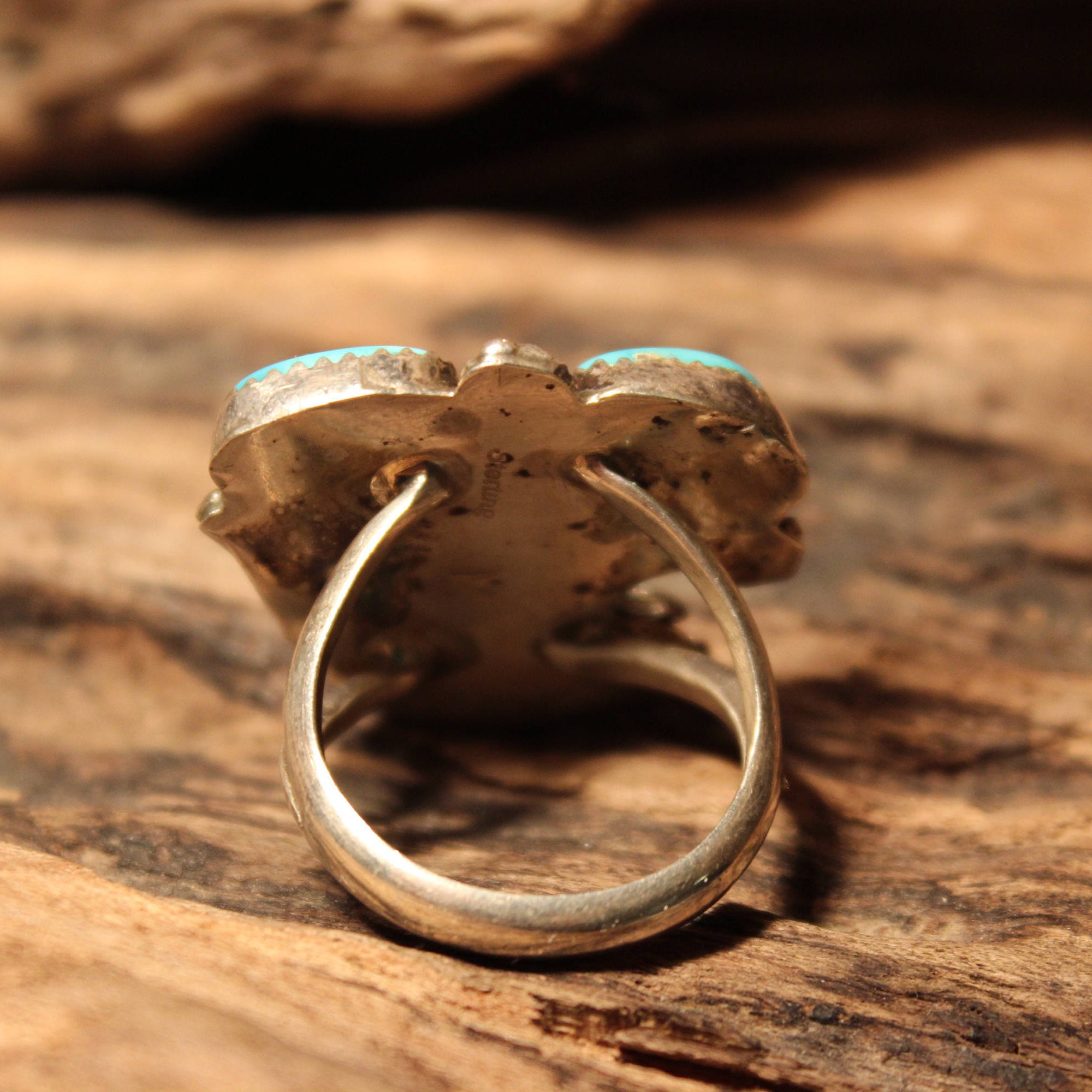 Mens Rings Eagle Kingman Turquoise Ring Navajo Native American Size 11 ...