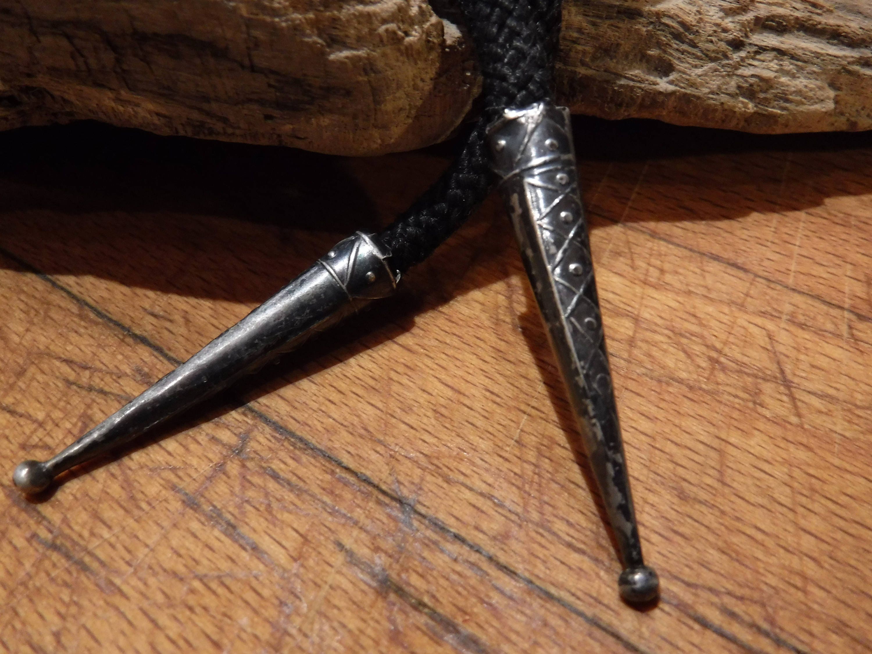 Large Peruvian Bolo Vintage Sterling Silver Bolo & Tips Heavy 19.1 ...