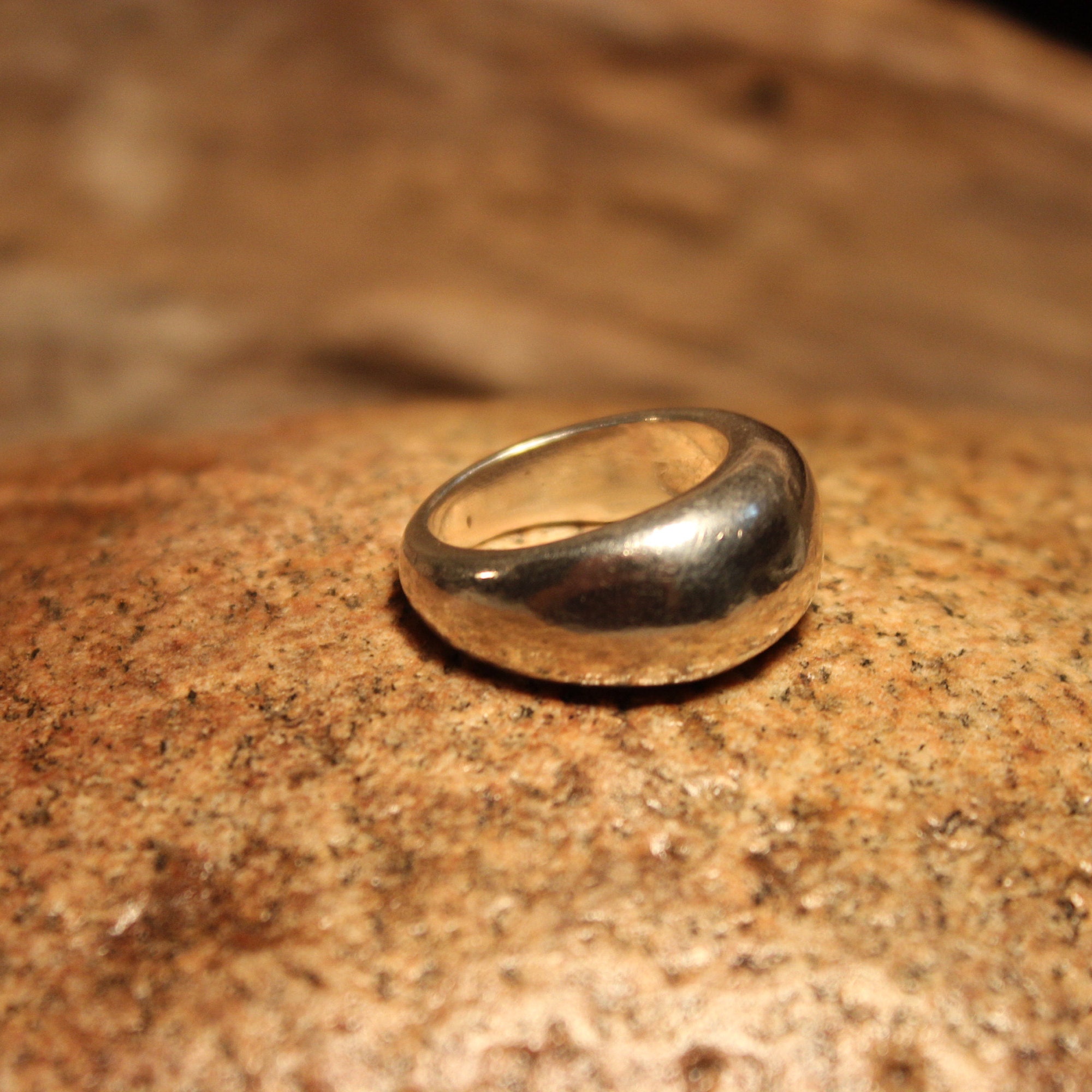 Mens Ring Mexico Large Silver Wedding Band Ring Sterling Silver Ring 16 ...