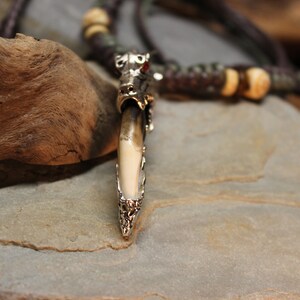 Large Wolf Tooth Necklace Wolf Teeth Necklace Wolf Necklace Wolf Tooth ...