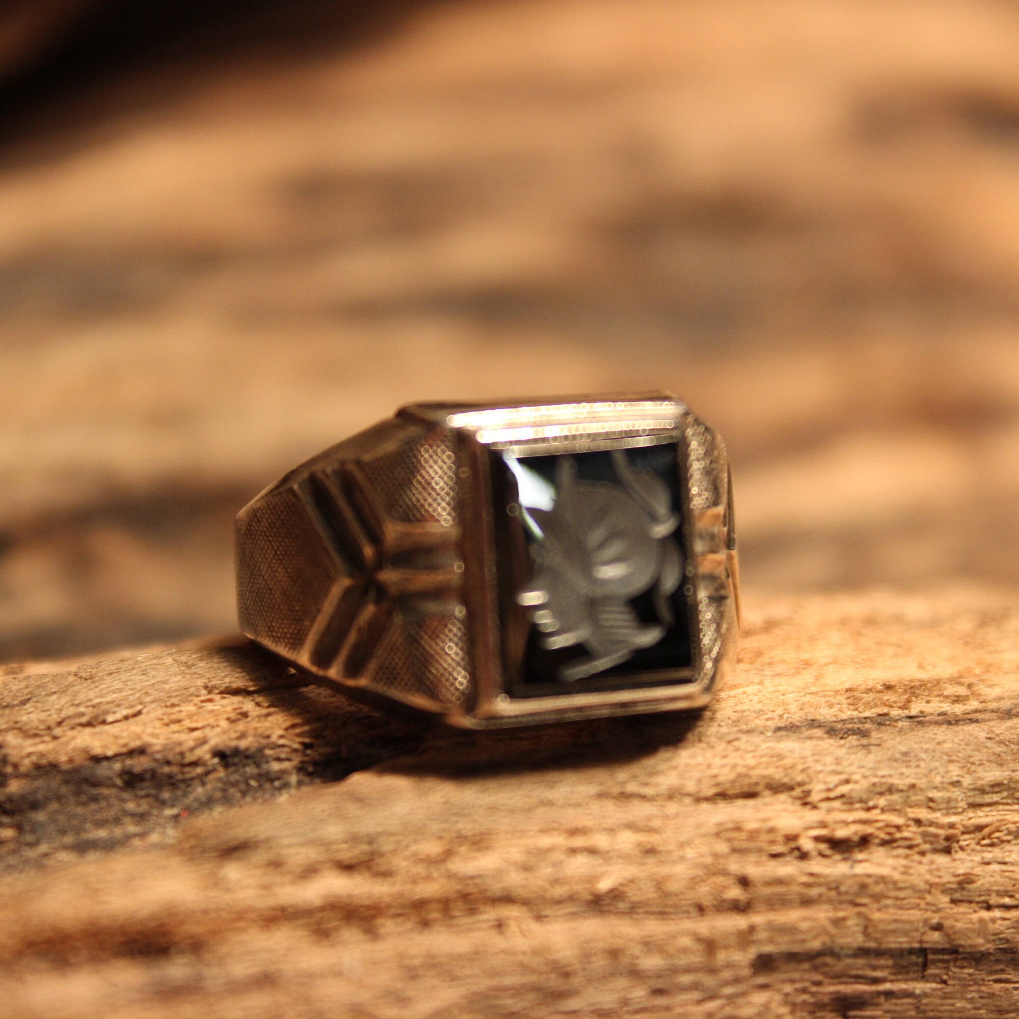 Mens Silver Rings Roman Soldier Ring Size 8 Vintage Sterling Silver 925 ...
