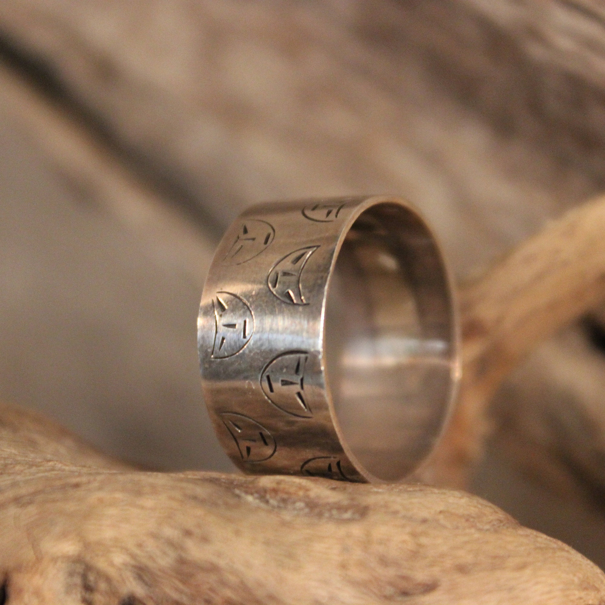 Sterling Silver Friendship Ring Wedding Band 4 Grams Size 9.5 Vintage ...