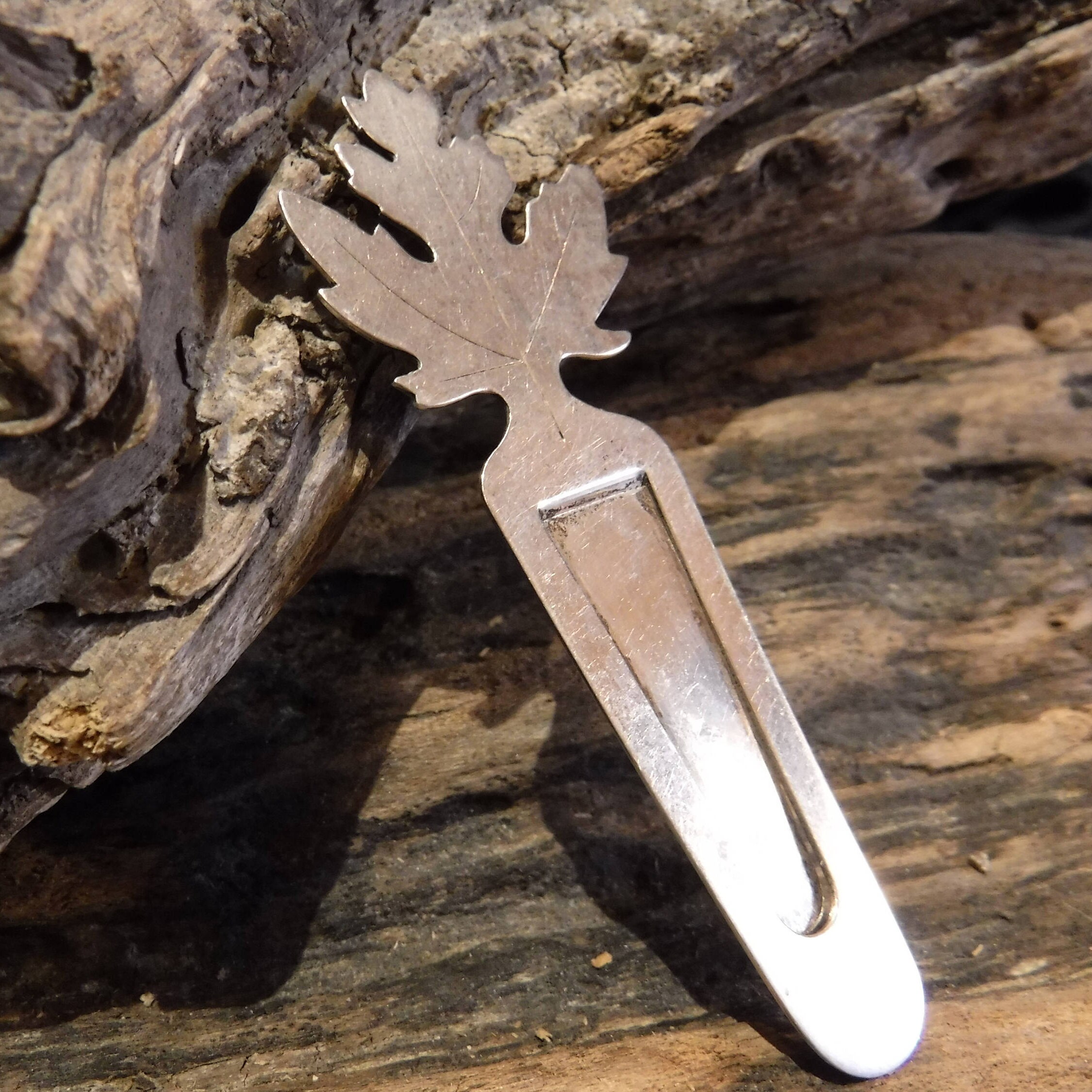 Authentic Vintage Tiffany & Co Bookmark Sterling Silver Maple Leaf ...