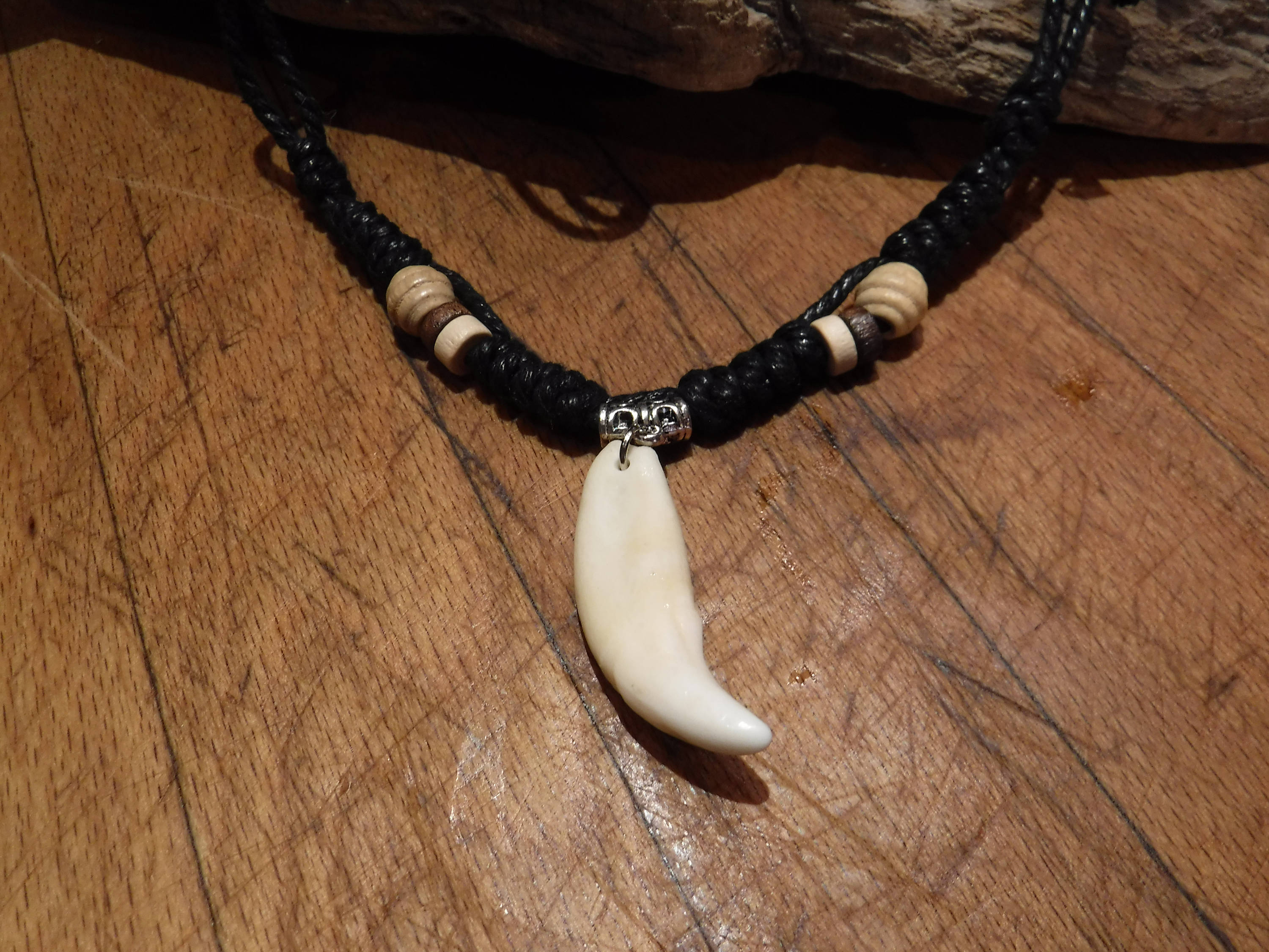 Large Wolf Tooth Necklace Wolf Teeth Necklace Wolf Necklace Wolf Tooth ...