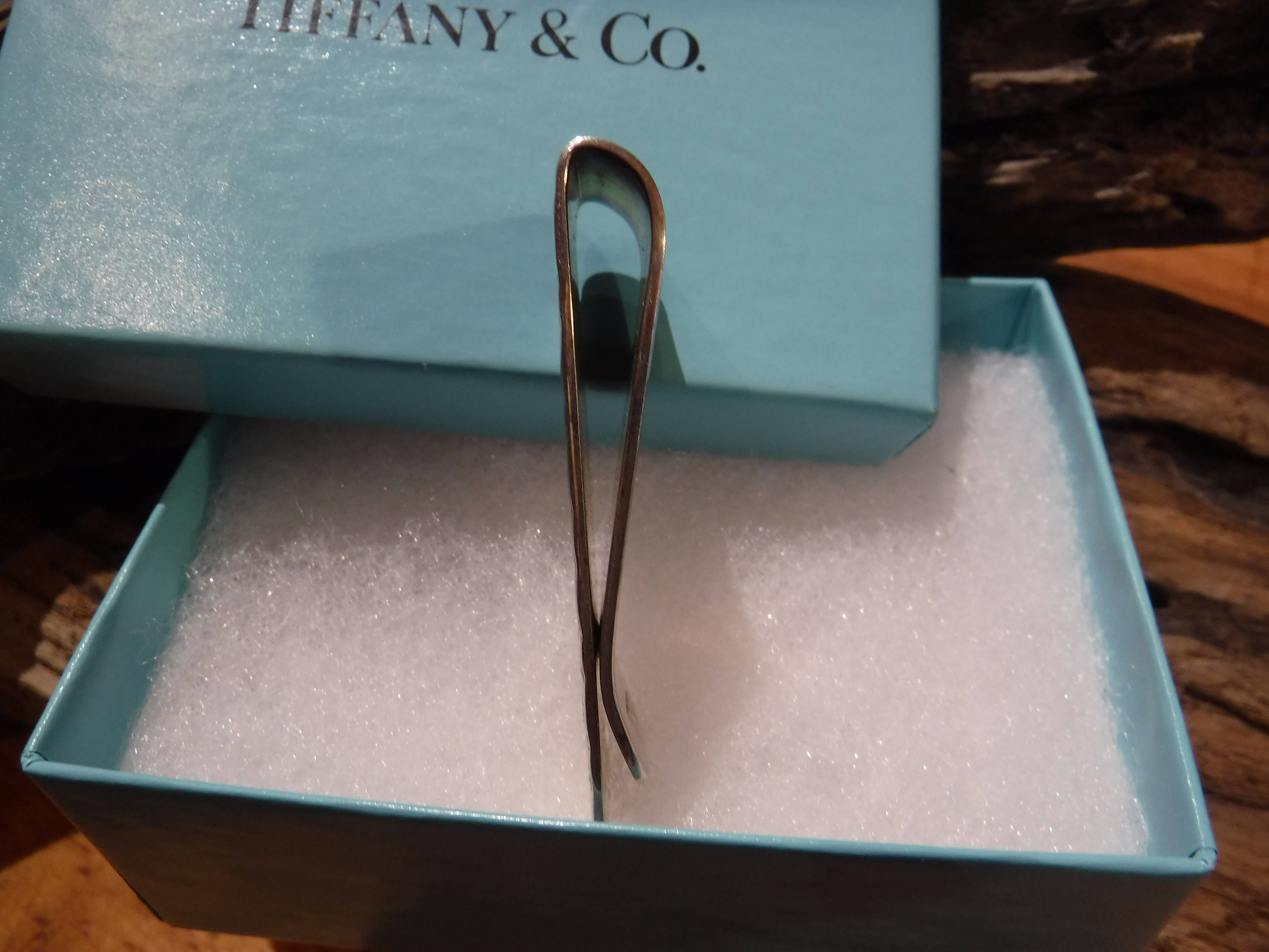 Authentic Vintage Tiffany & Co Weave Pattern Sterling Silver Money Clip ...