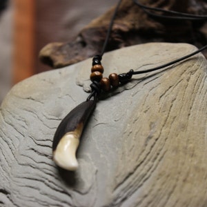 Large Wolf Tooth Necklace Wolf Teeth Necklace Wolf Necklace Wolf Tooth ...