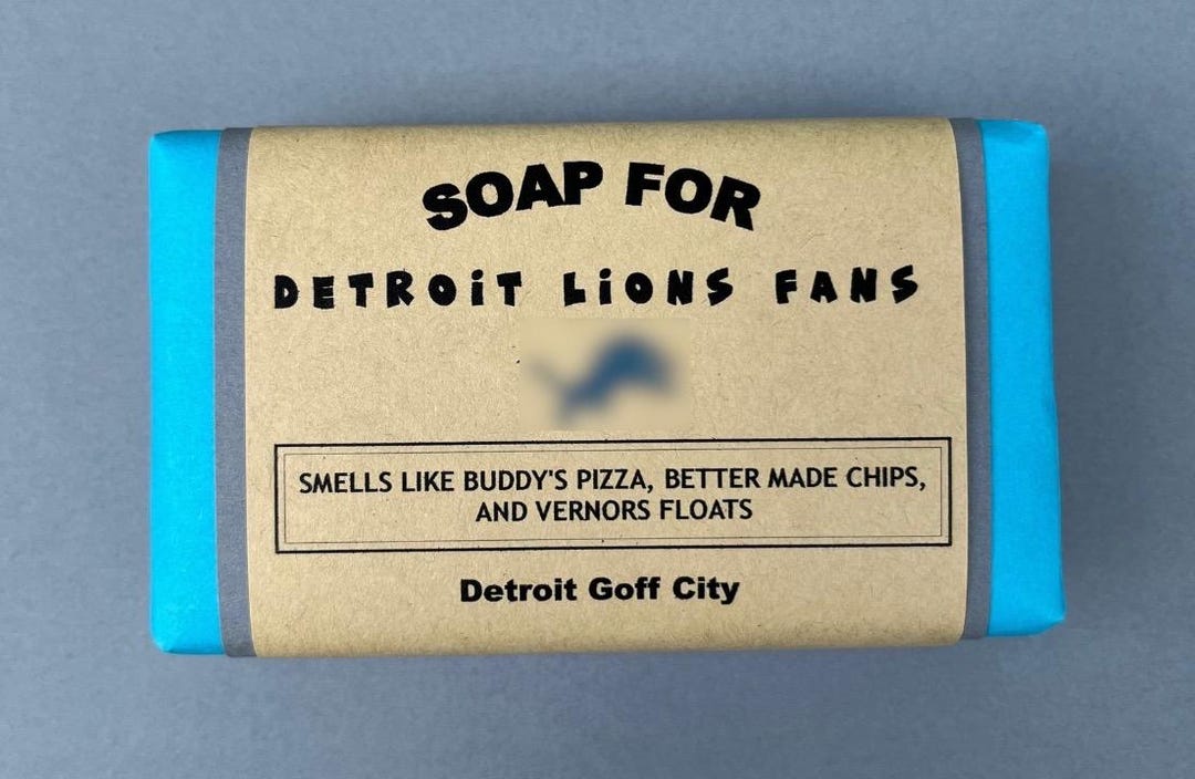 Detroit Lions Soap Funny Gift Unique Gift Personalized Gift to ...