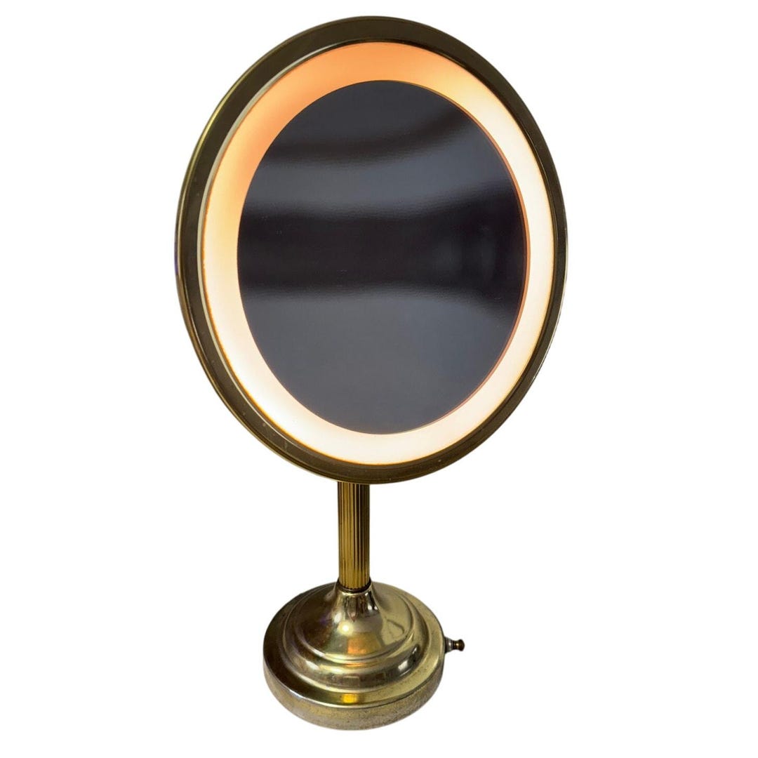 Vintage 1990s Ton Jon the Nova Makeup Vanity Mirror Magnifying Lighted ...