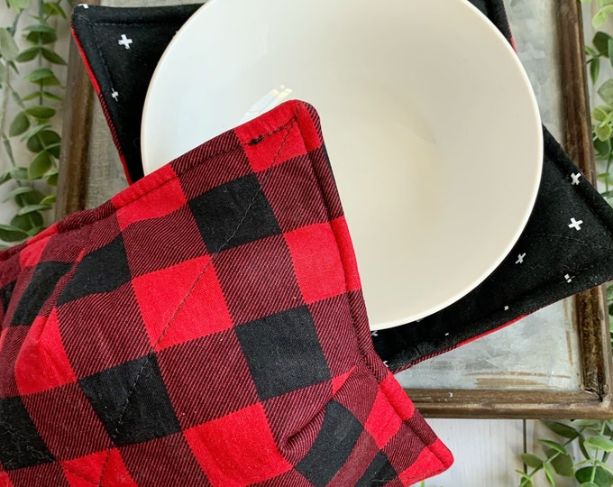 Buffalo Plaid Bowl Buddy Bowl Cozy - Etsy