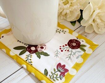 Quilted Mug Rug | Etsy