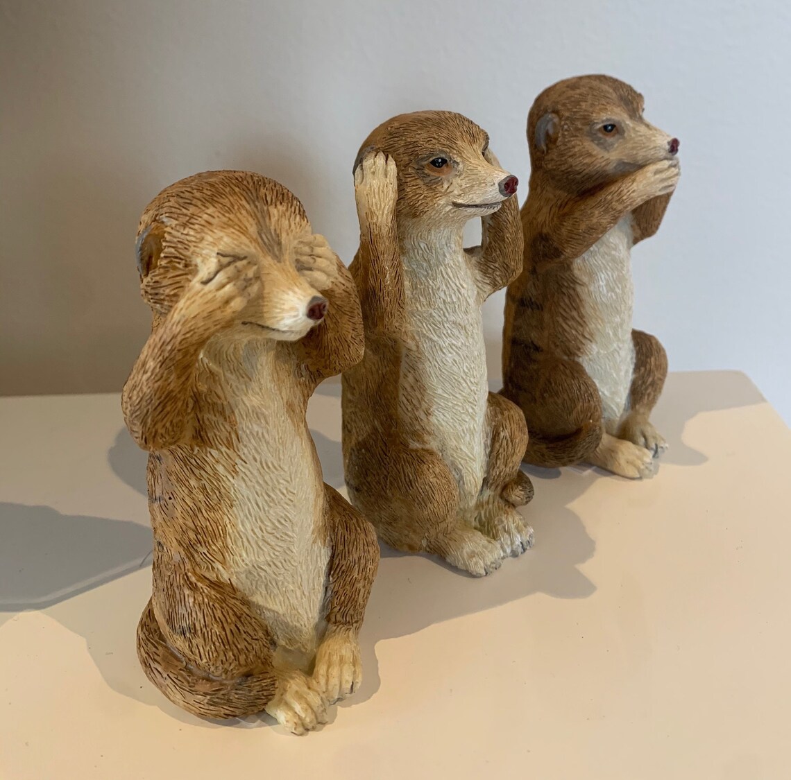 Set of 3 Meerkats Hear See Speak No Evil Australia Meerkat | Etsy