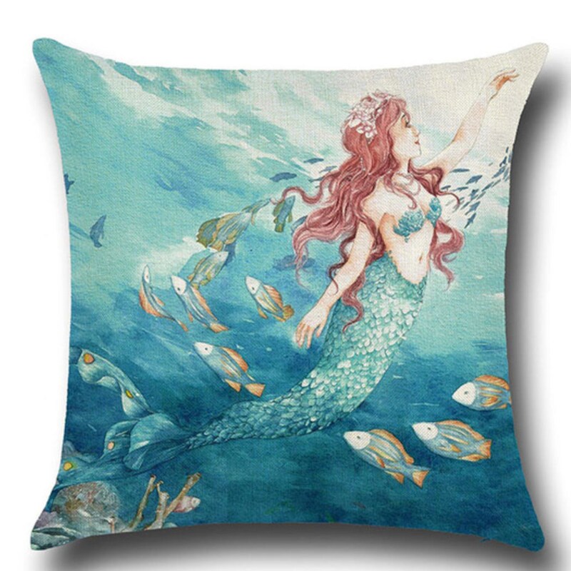 Mermaid Pillow - Etsy