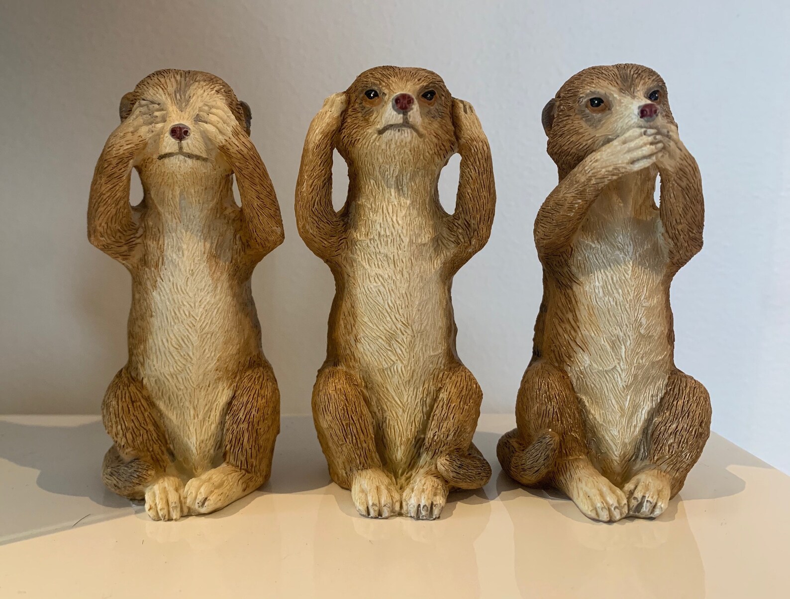 Set of 3 Meerkats Hear See Speak No Evil Australia Meerkat | Etsy