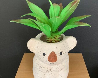 Koala Planter Australian Native Animal Pot Plant Ornament | Etsy