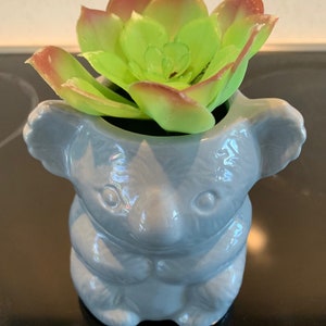 Koala Planter Australian Native Animal Pot Plant Ornament Figurine ...