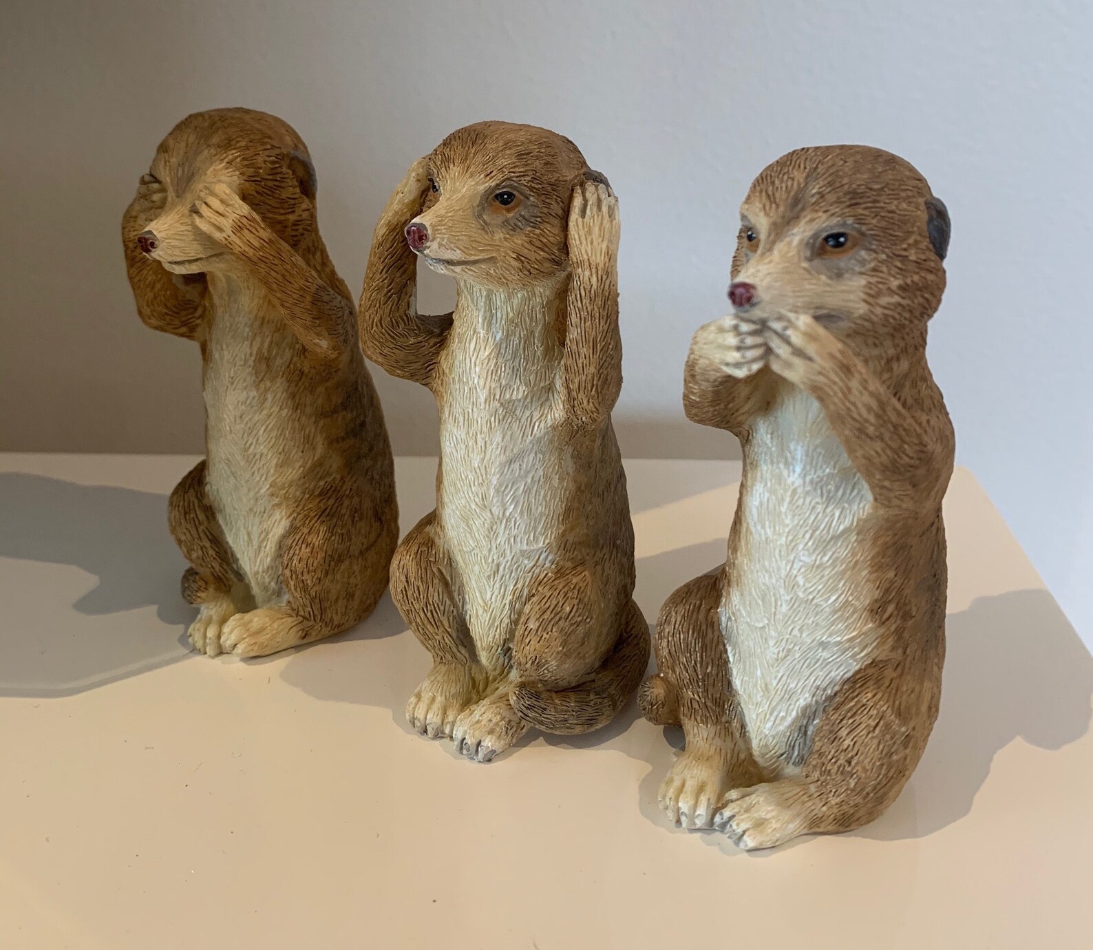 Set of 3 Meerkats Hear See Speak No Evil Australia Meerkat - Etsy