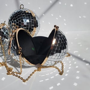 Disco Ball Handbag, Disco Ball Clutch, Disco Bag, Disco Ball Purse ...