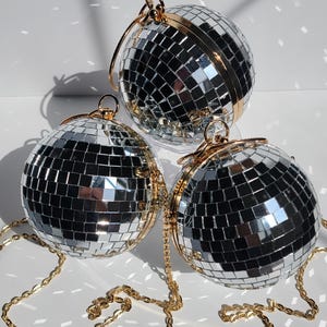 Disco Ball Handbag, Disco Ball Clutch, Disco Bag, Disco Ball Purse ...