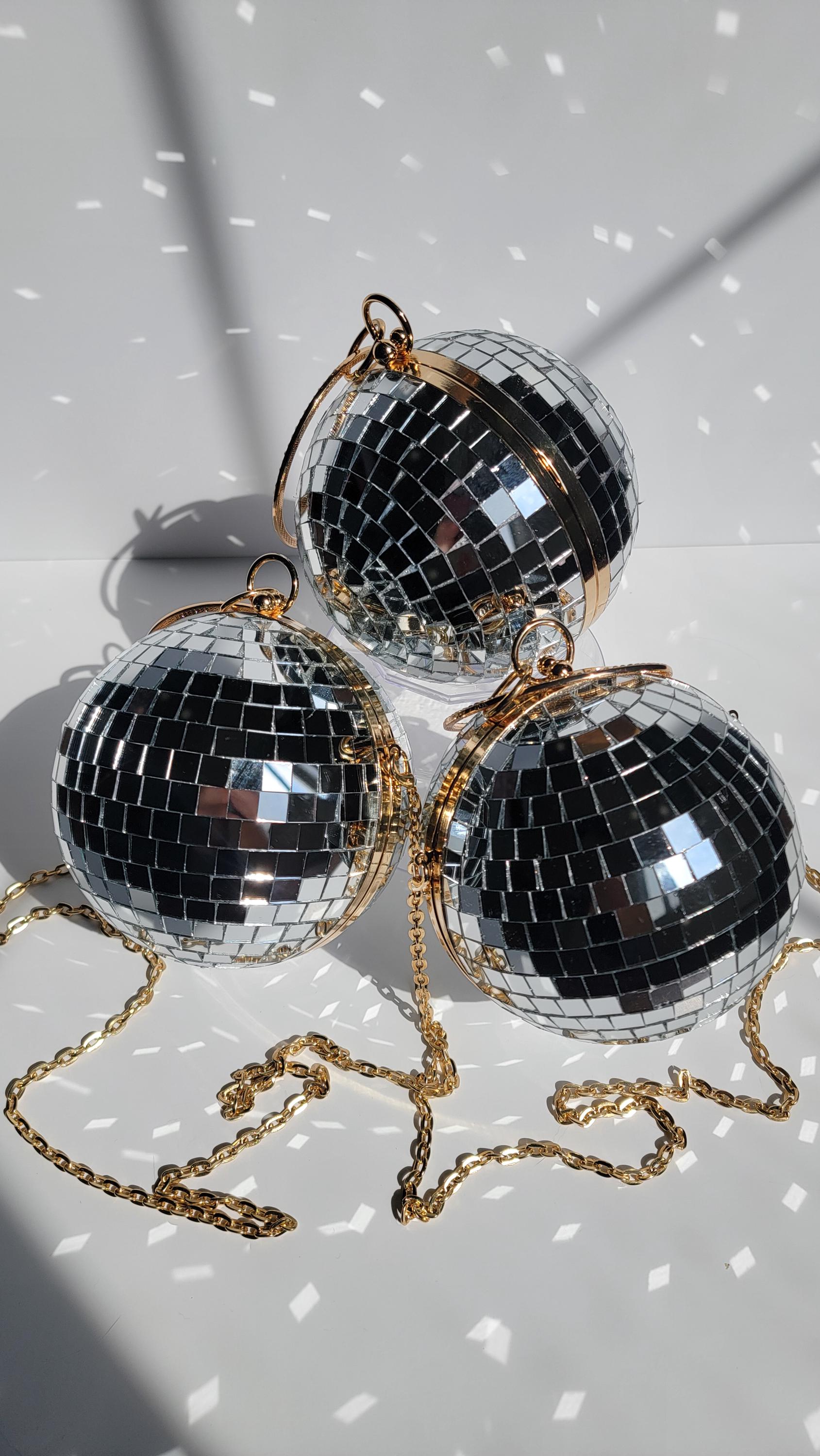 Disco Ball Handbag, Disco Ball Clutch, Disco Bag, Disco Ball Purse ...