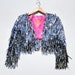 Tinsel Fringe FAB Jacket // Sparkle Jackets // Customizable // Adult ...