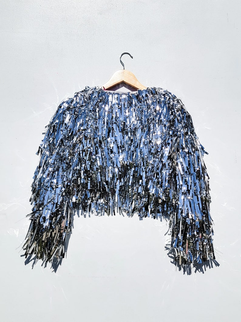 Tinsel Fringe FAB Jacket // Sparkle Jackets // Customizable // Adult ...