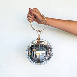 Disco Ball Handbag, Disco Ball Clutch, Disco Bag, Disco Ball Purse ...