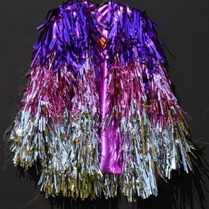 Tinsel Fringe FAB Jacket // Mid-length // Sparkle Jackets ...