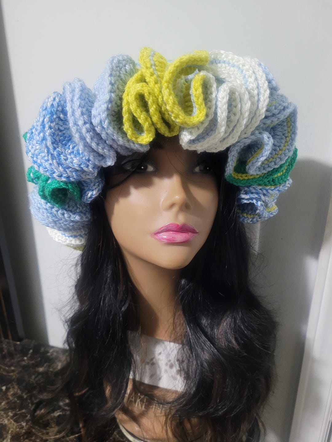 Citrus Deluxe Ruffle Hat - Etsy