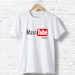 YOUTUBE Channel Custom T-shirt - Etsy