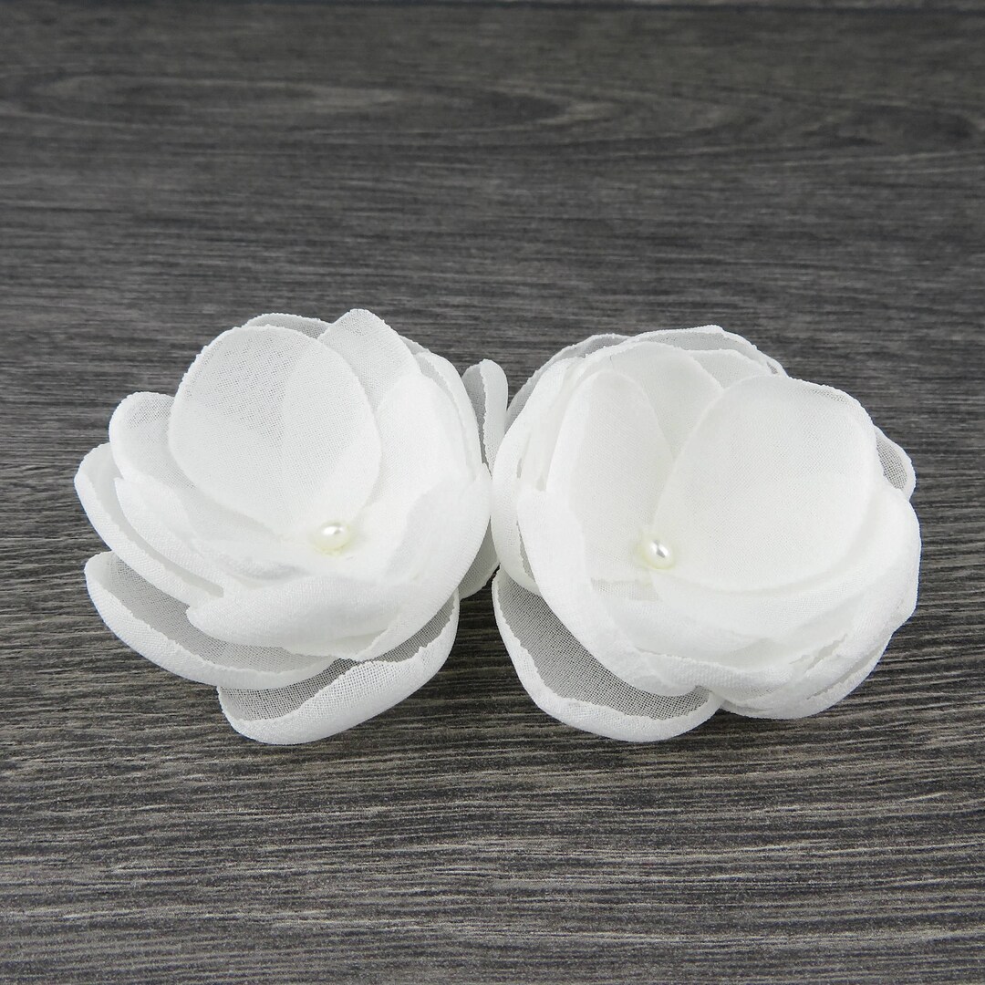 Ivory Bridal Flower Ivory Hair Clip Ivory Hair Flower Ivory Fascinator ...