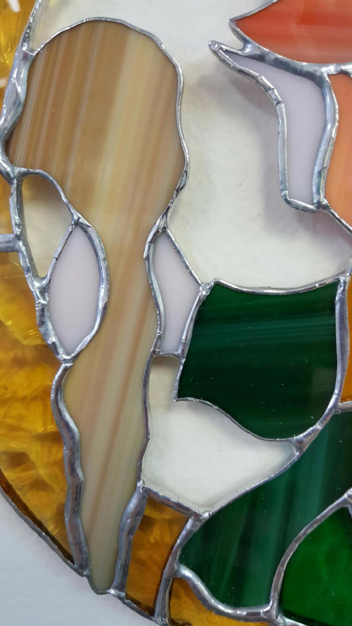 Lucky the Leprechaun, Stained Glass Suncatcher, Ornament,darling ...