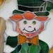 Lucky the Leprechaun, Stained Glass Suncatcher, Ornament,darling ...